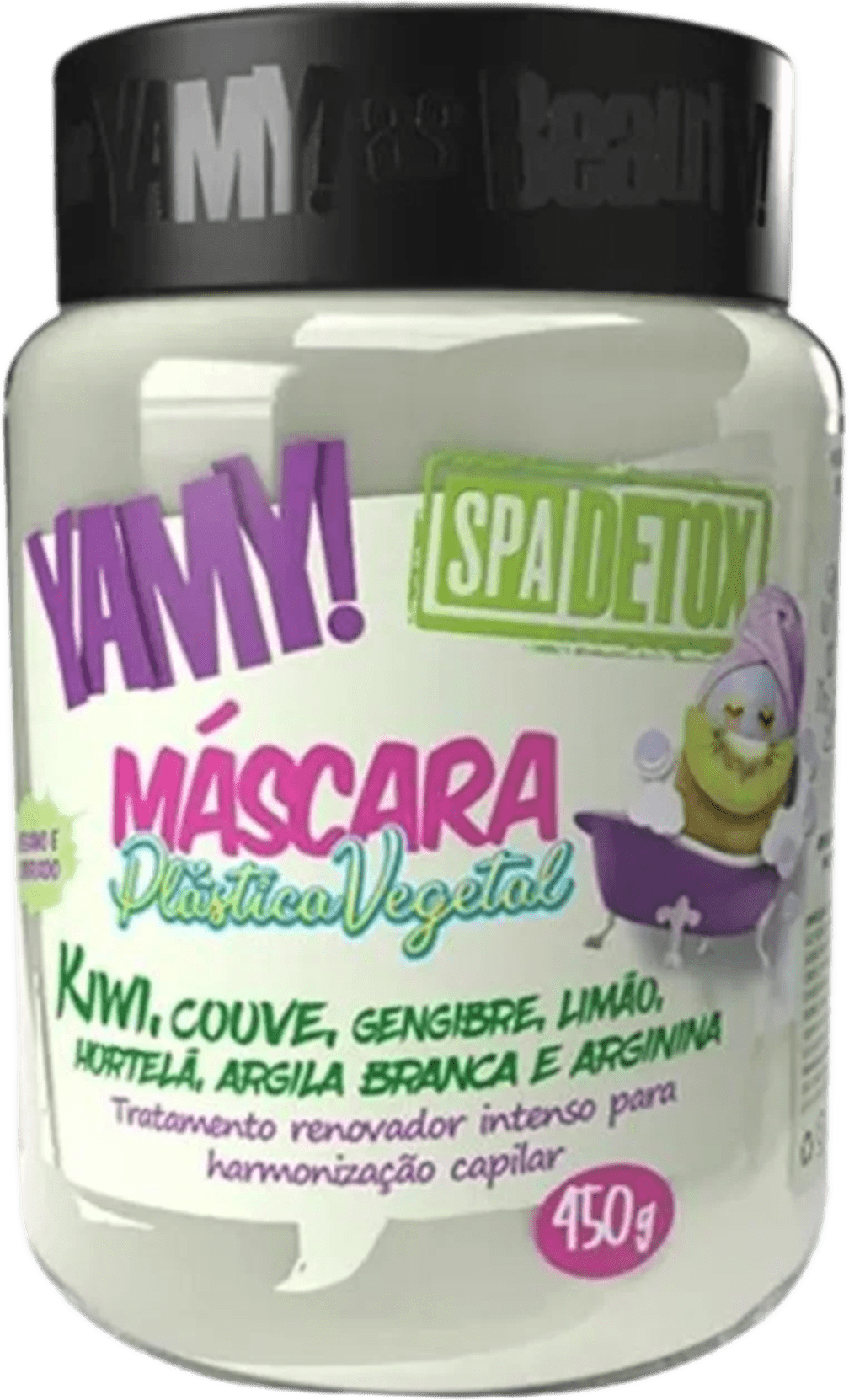 Máscara Capilar Yamy Spa Detox Plástica Vegetal | Beleza na Web