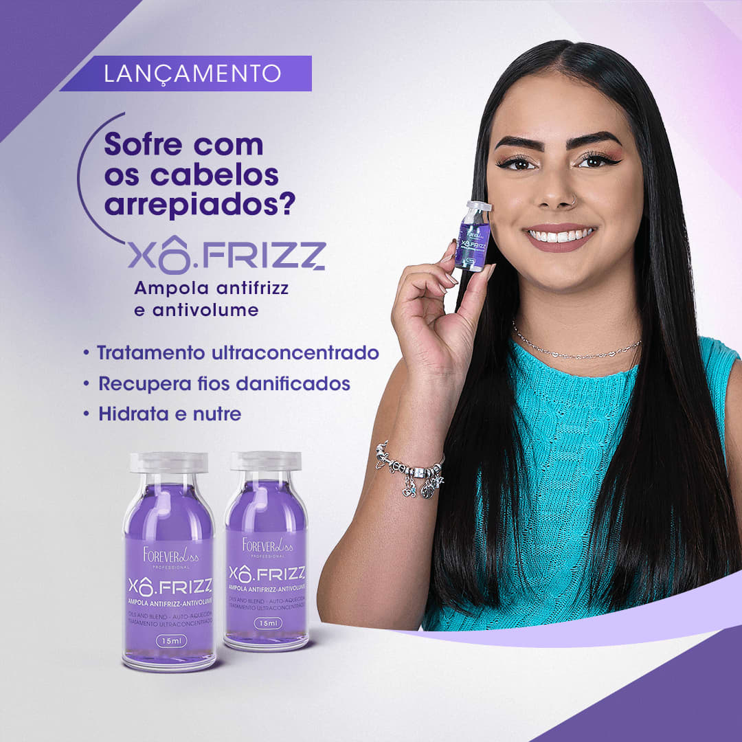 Kit Forever Liss Professional Xô Frizz e Desmaia Cabelo 2.0 | Beleza Na Web