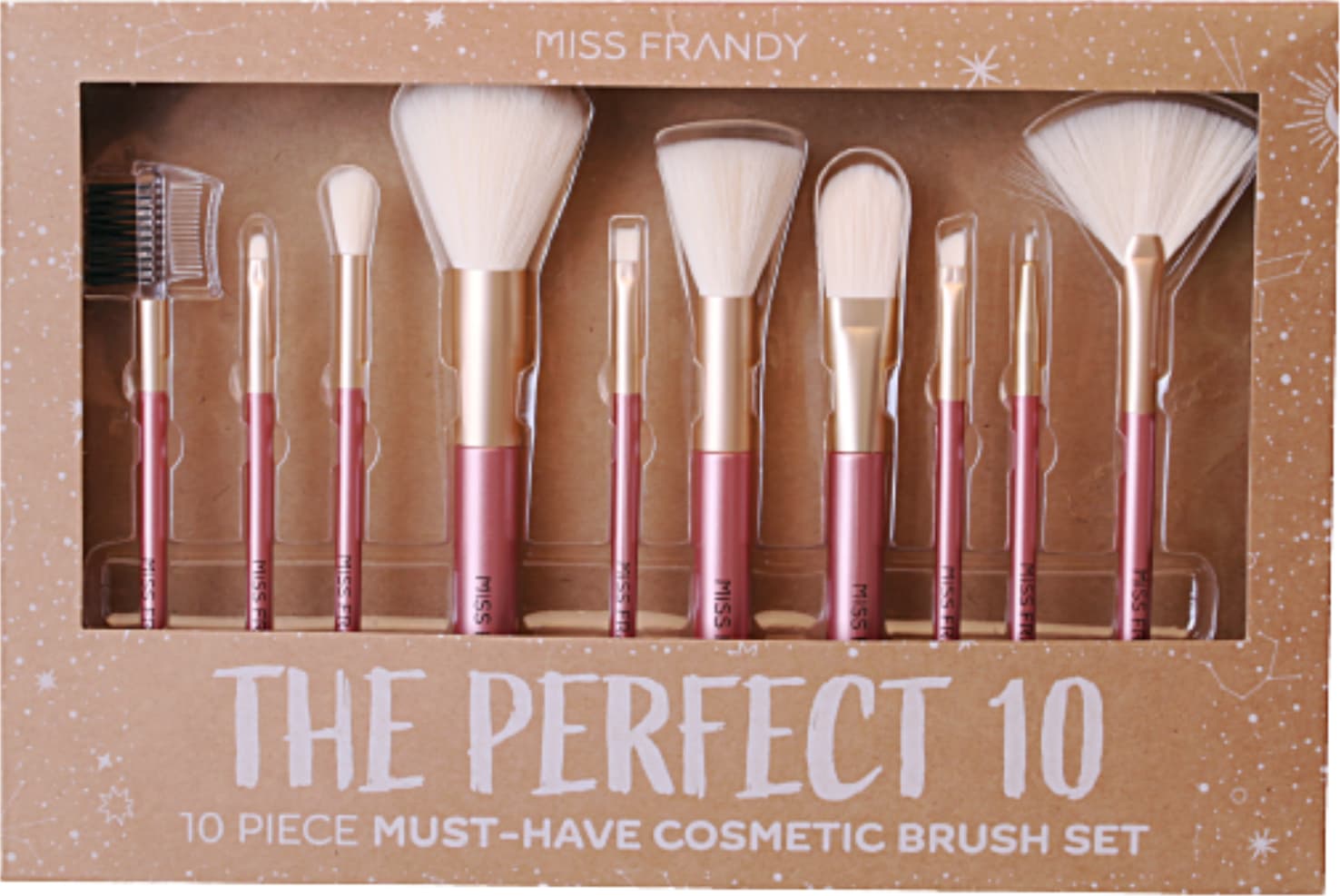 Kit de Pincéis Miss Frandy The Perfect 10 | Beleza na Web