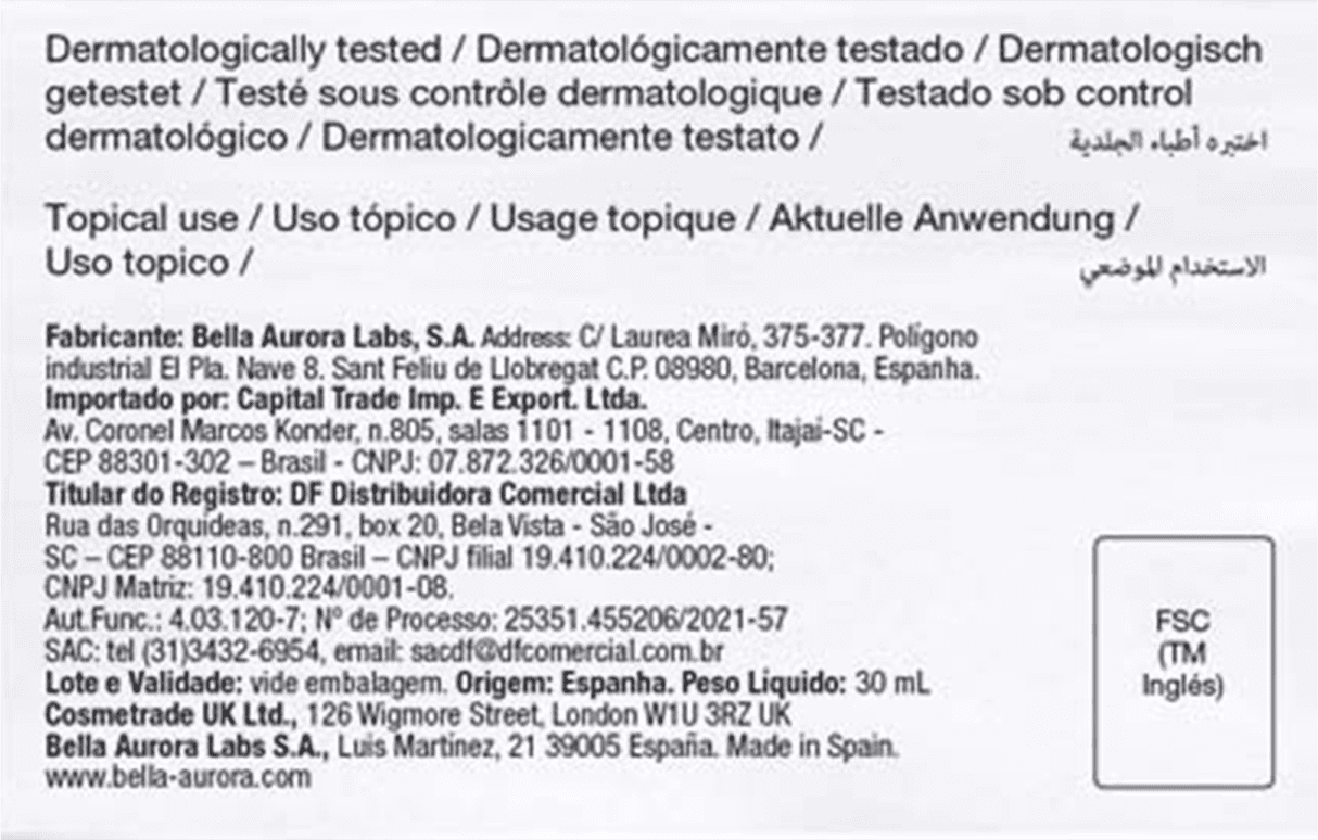 Tratamento Bella Aurora Anti-Manchas Bio10 Forte | Beleza na Web