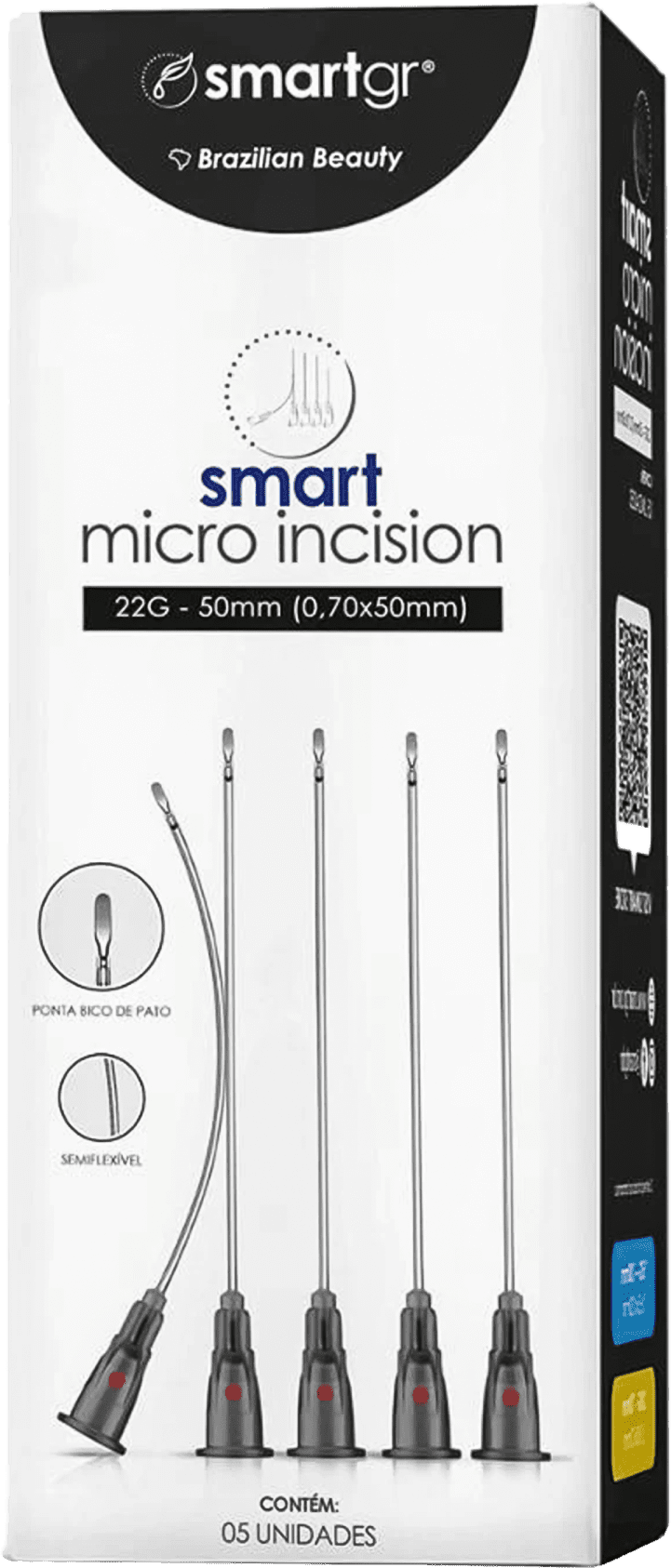 Microcânula Smart Gr Micro Incision 22G 50mm | Beleza Na Web
