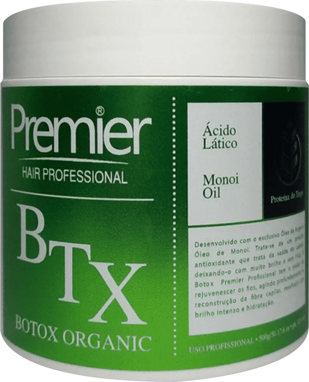 Botox Capilar Premier Hair Professional Organic | Beleza na Web
