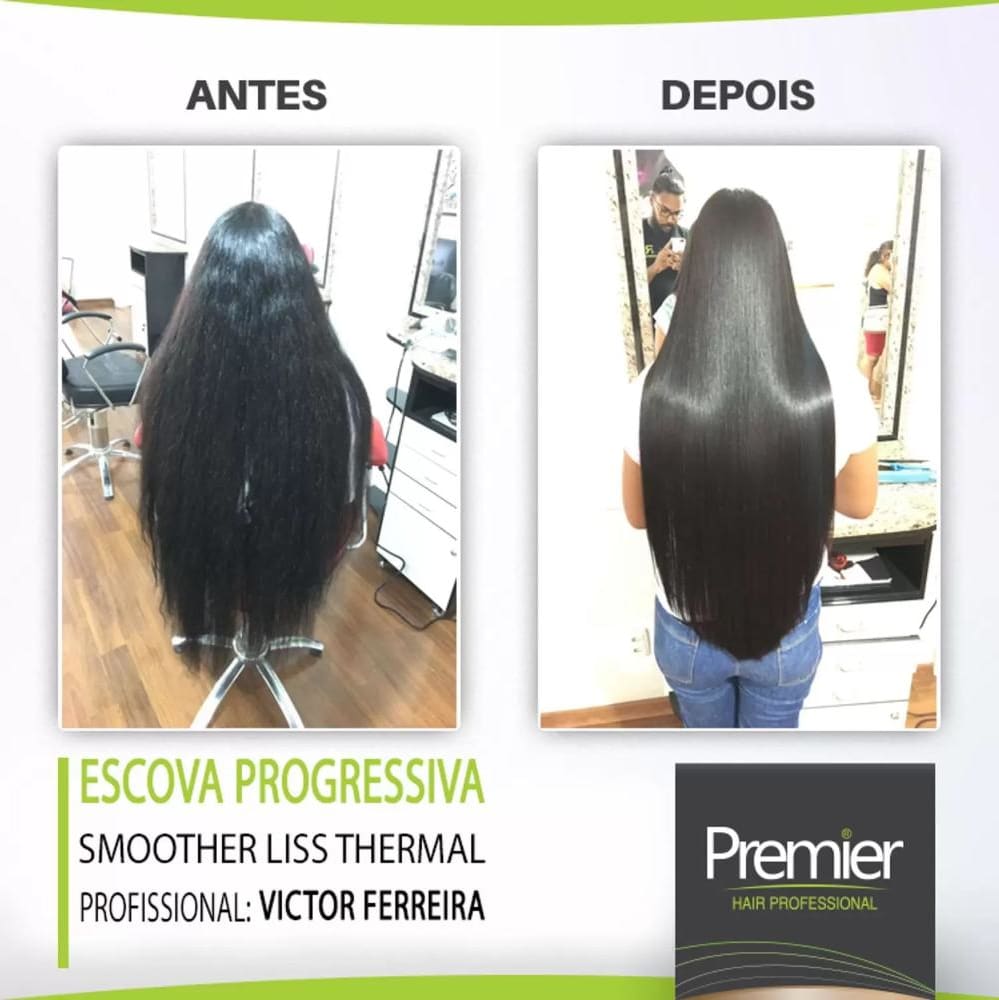 Kit Progressiva Smoother Liss Thermal 2x1 Premier Hair