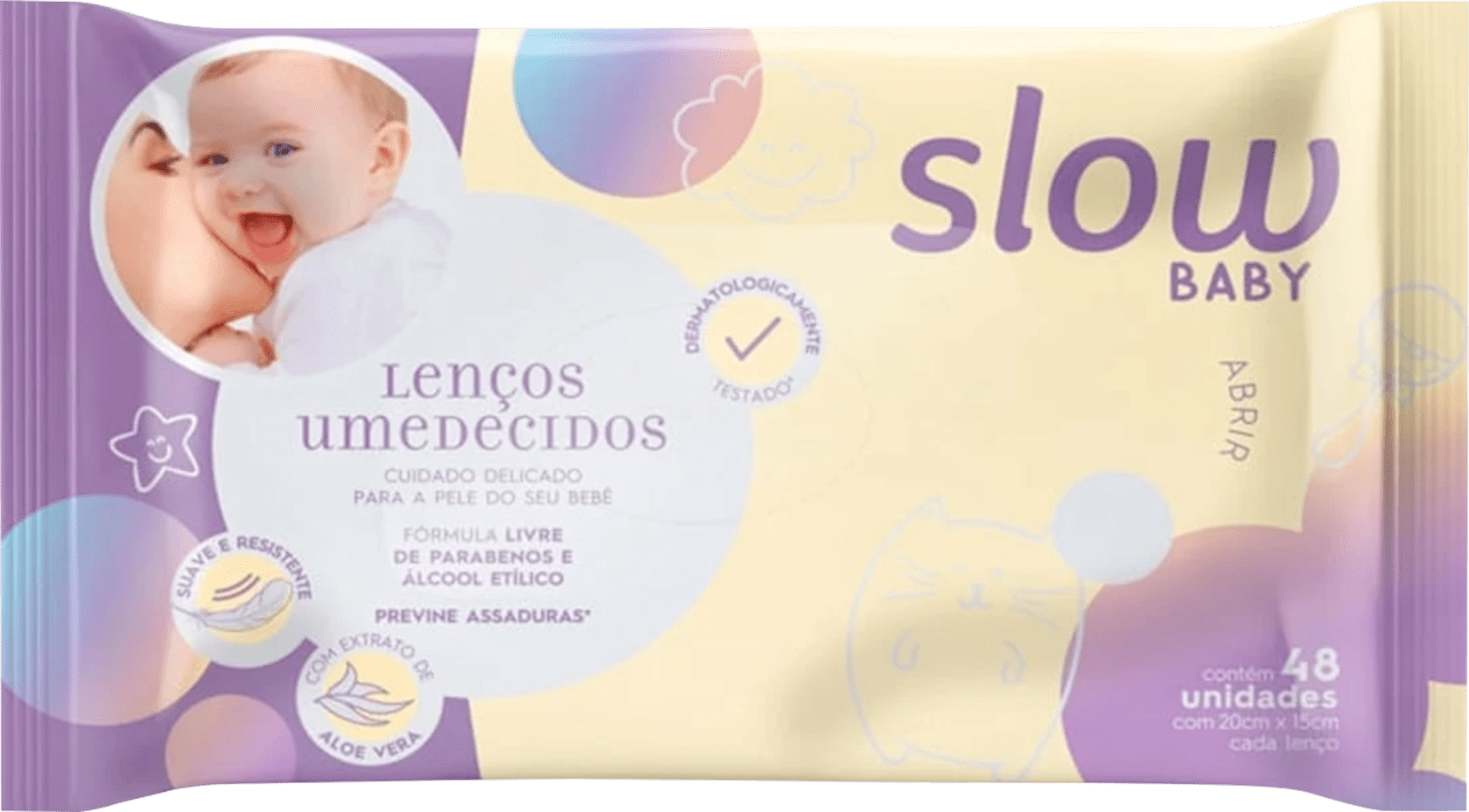 Lenços Umedecidos Slow Baby | Beleza Na Web