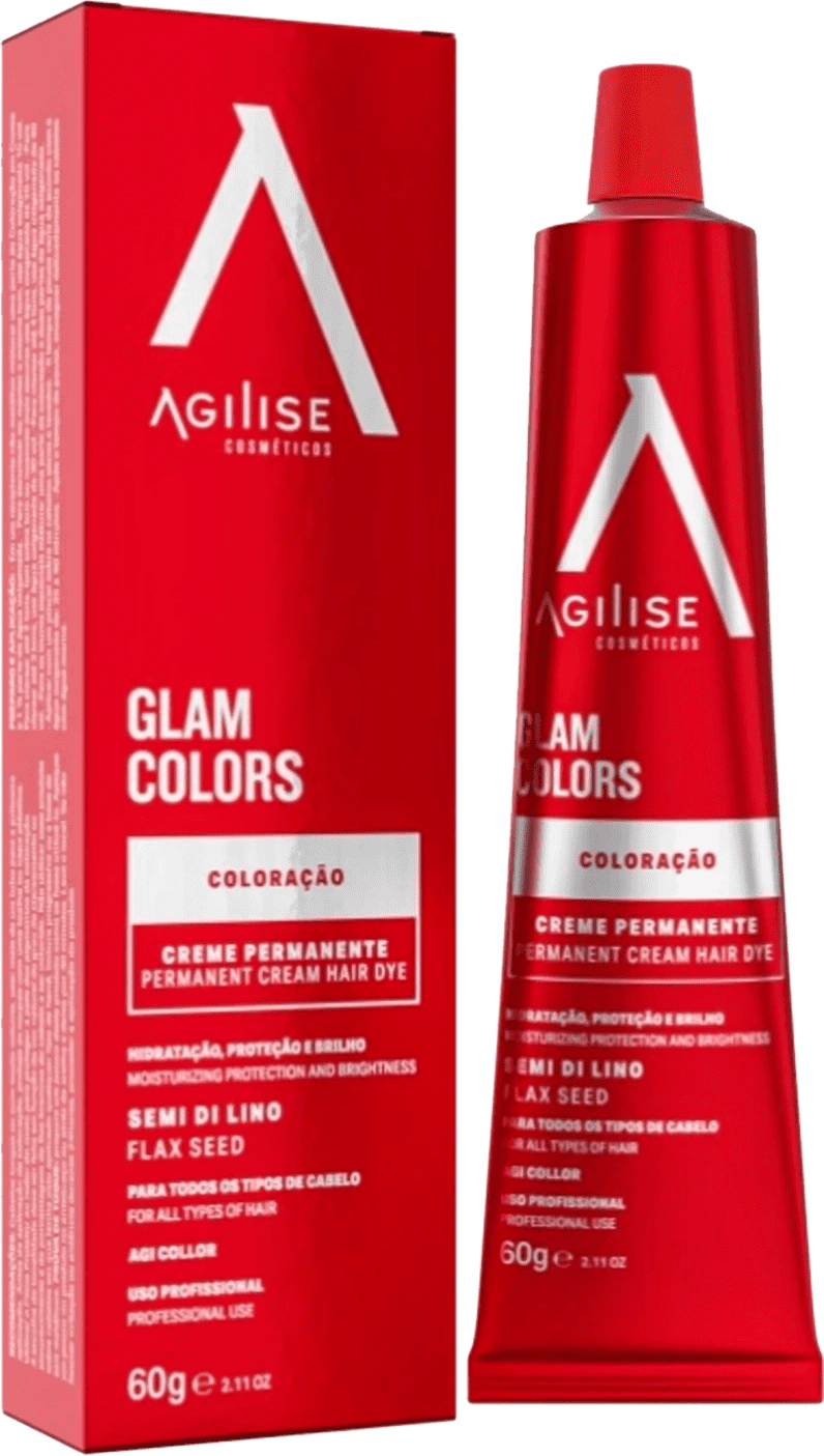 Coloração Permanente Agilise Cosméticos Glam Colors | Beleza na Web