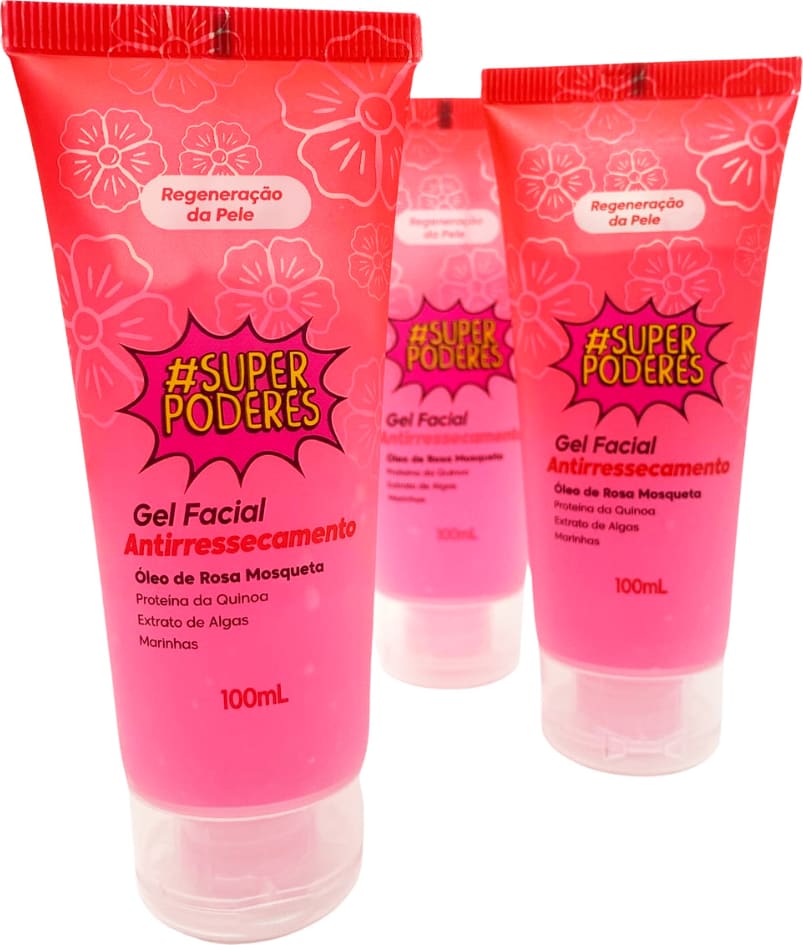 Gel Facial Super Poderes Antirressecamento | Beleza na Web