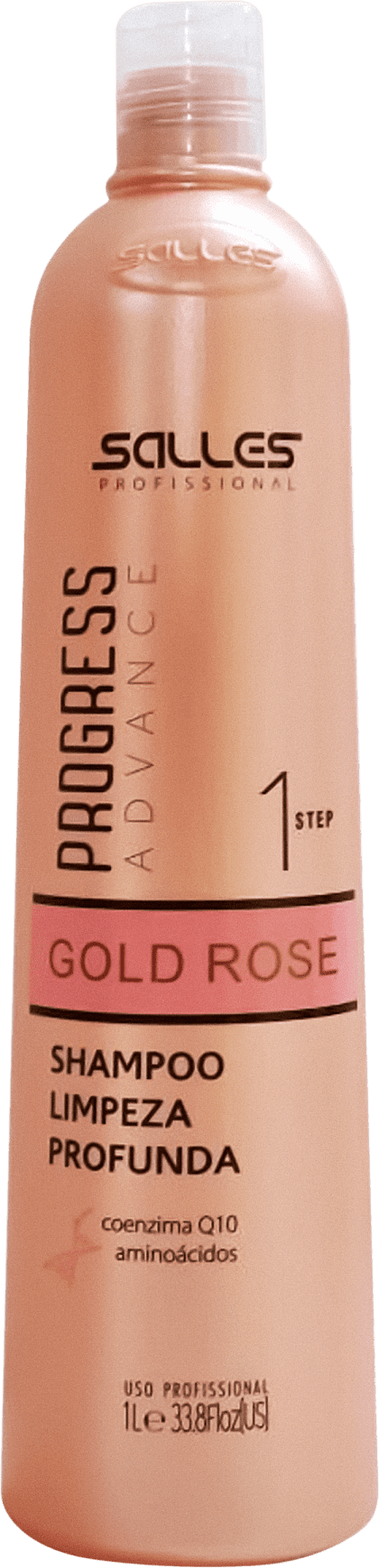 Shampoo Anti Resíduo Gold Rose Salles Profissi 1lt
