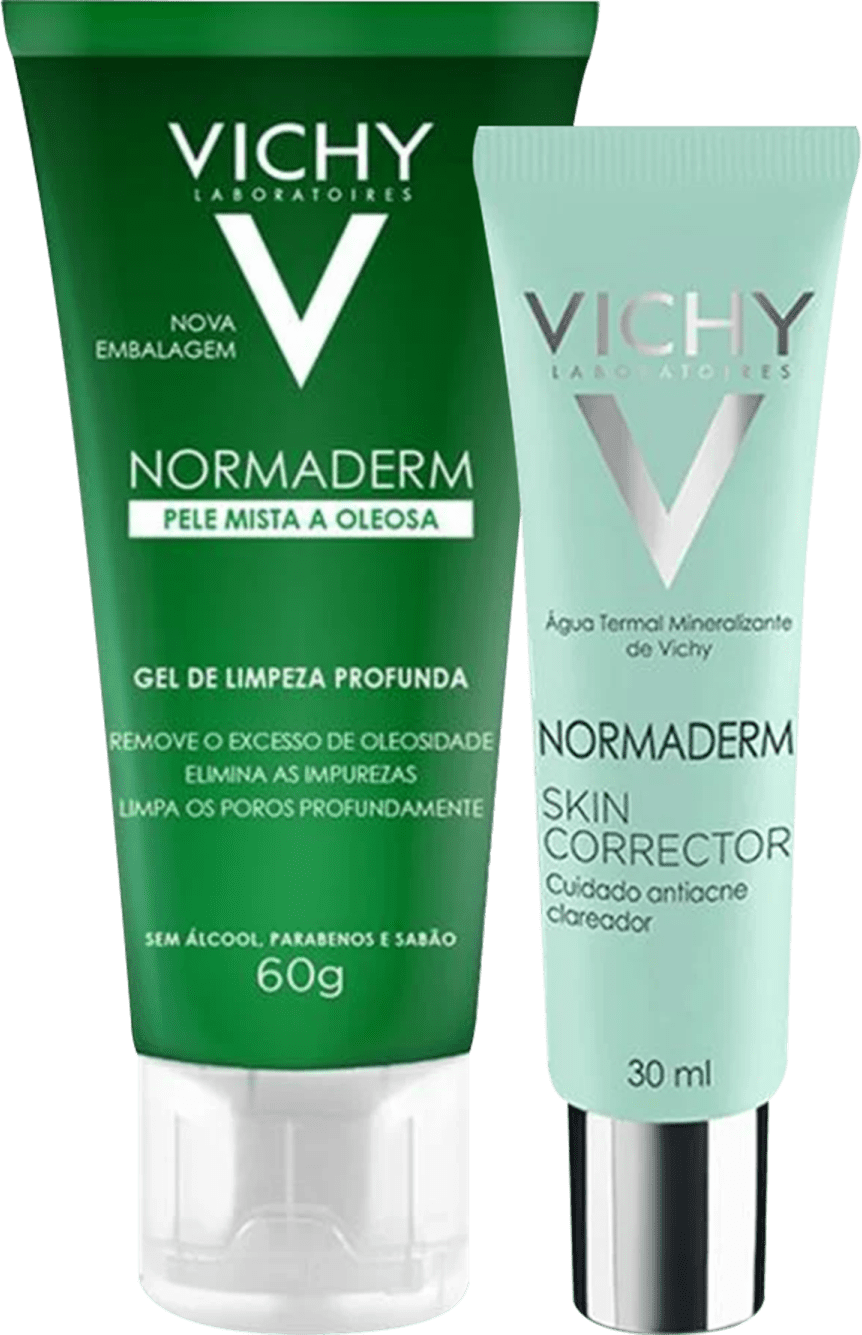 Kit Vichy Normaderm & Skin Corrector | Beleza na Web