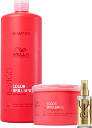 Kit Wella Professionals Collor Brilliance Oil Reflections Trieto ...