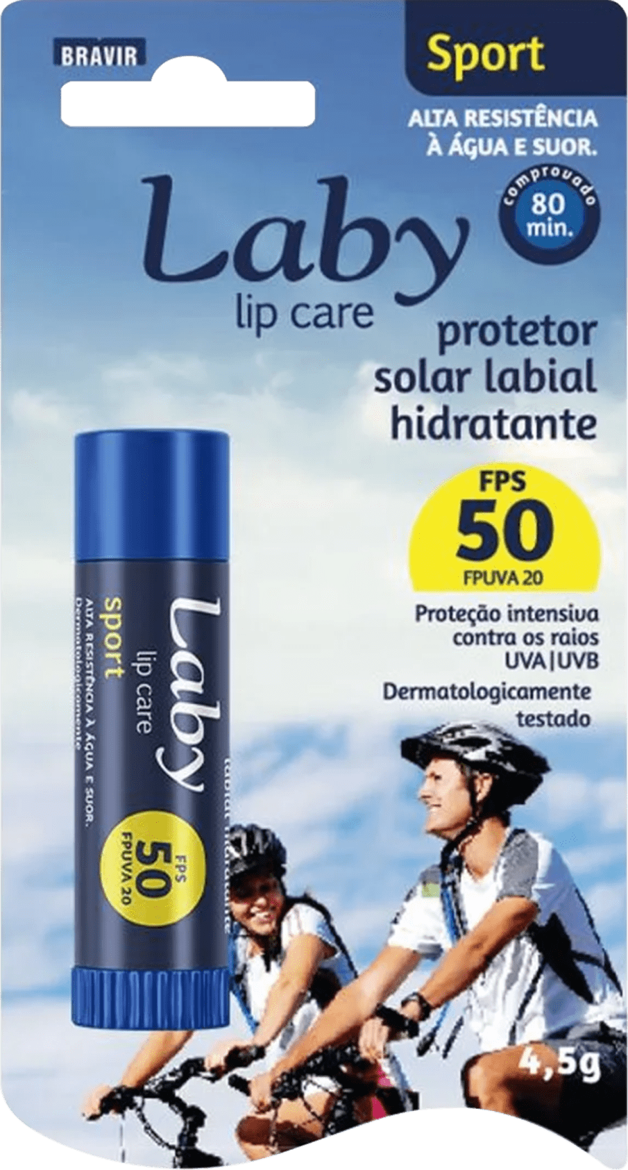 Protetor Solar Labial Laby Lip Care Sport FPS 50 | Beleza na Web