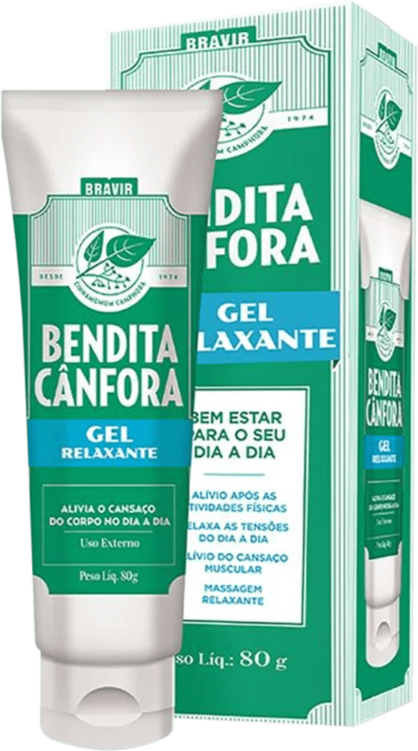 Bendita Cânfora Gel Relaxante 80g