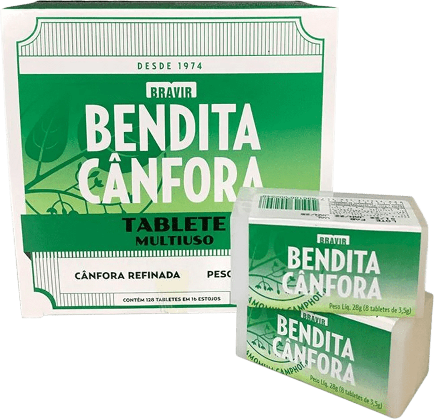 Bendita Cânfora Tablete | Display com 16 Estojos 28G