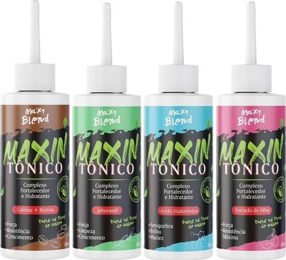 Kit Maxy Blend Maxin Tônico Completo | Beleza na Web