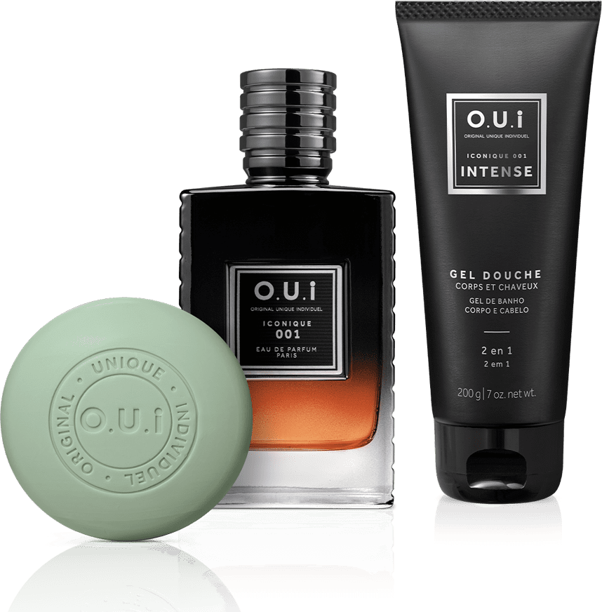 Conjunto Iconique 001 Intense O.U.i Masculino Trio | Beleza na Web