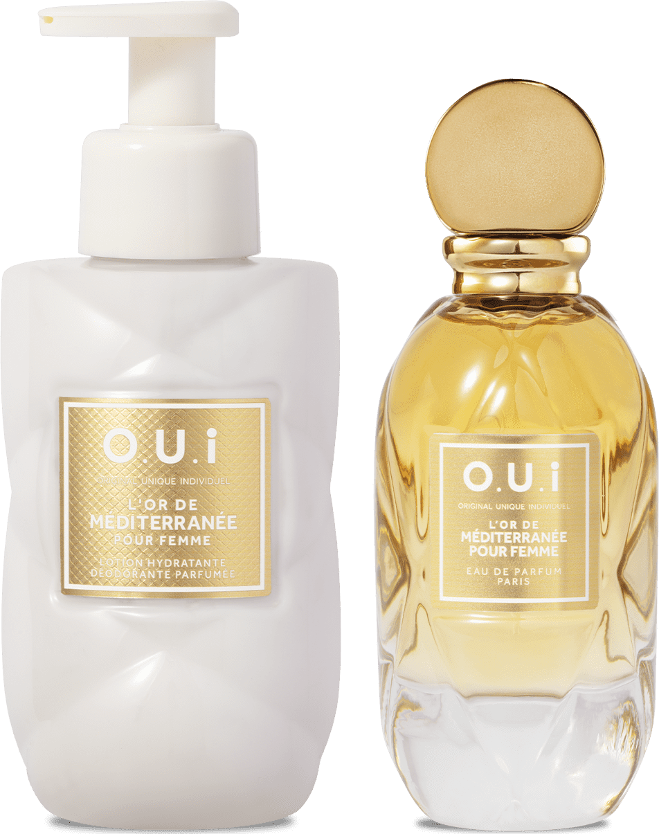 Combo O.U.i L’Or de Méditerranée Pour Femme: Eau de Parfum 75ml + Loção ...