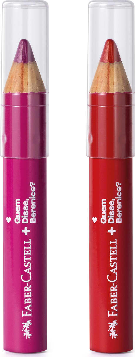 Combo Lápis Jumbo 3 Em 1: Vermelho 1,2g + Rosa 1,2g | Quem Disse, Berenice?