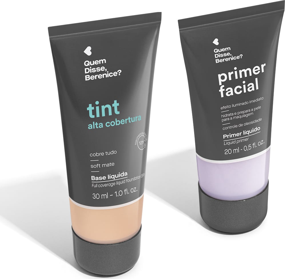Kit Quem Disse, Berenice? Tint Alta Cobertura Cor 100F + Primer Facial | Beleza na Web