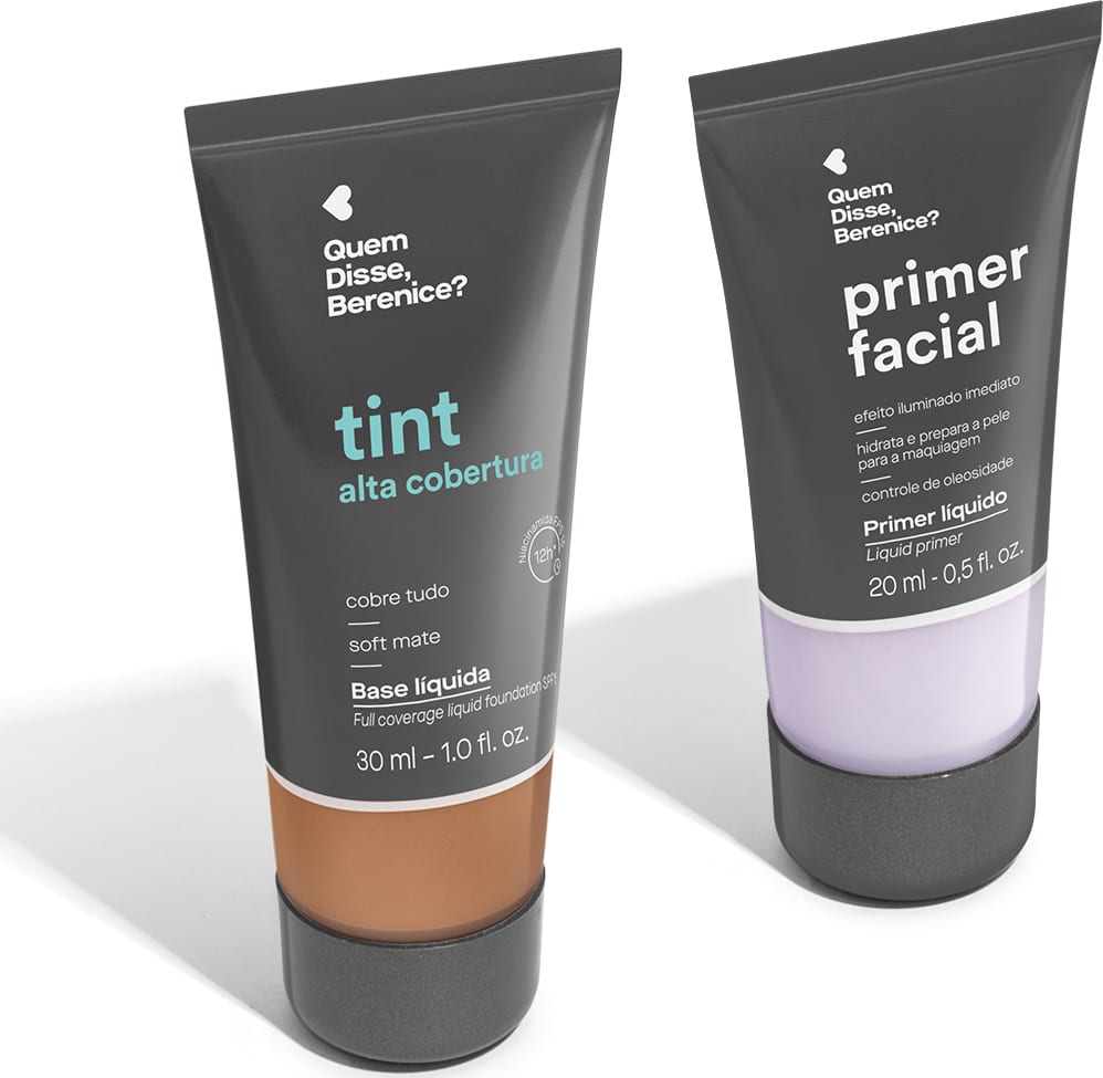 Kit Quem Disse, Berenice? Tint Alta Cobertura Cor 240F + Primer Facial | Beleza na Web