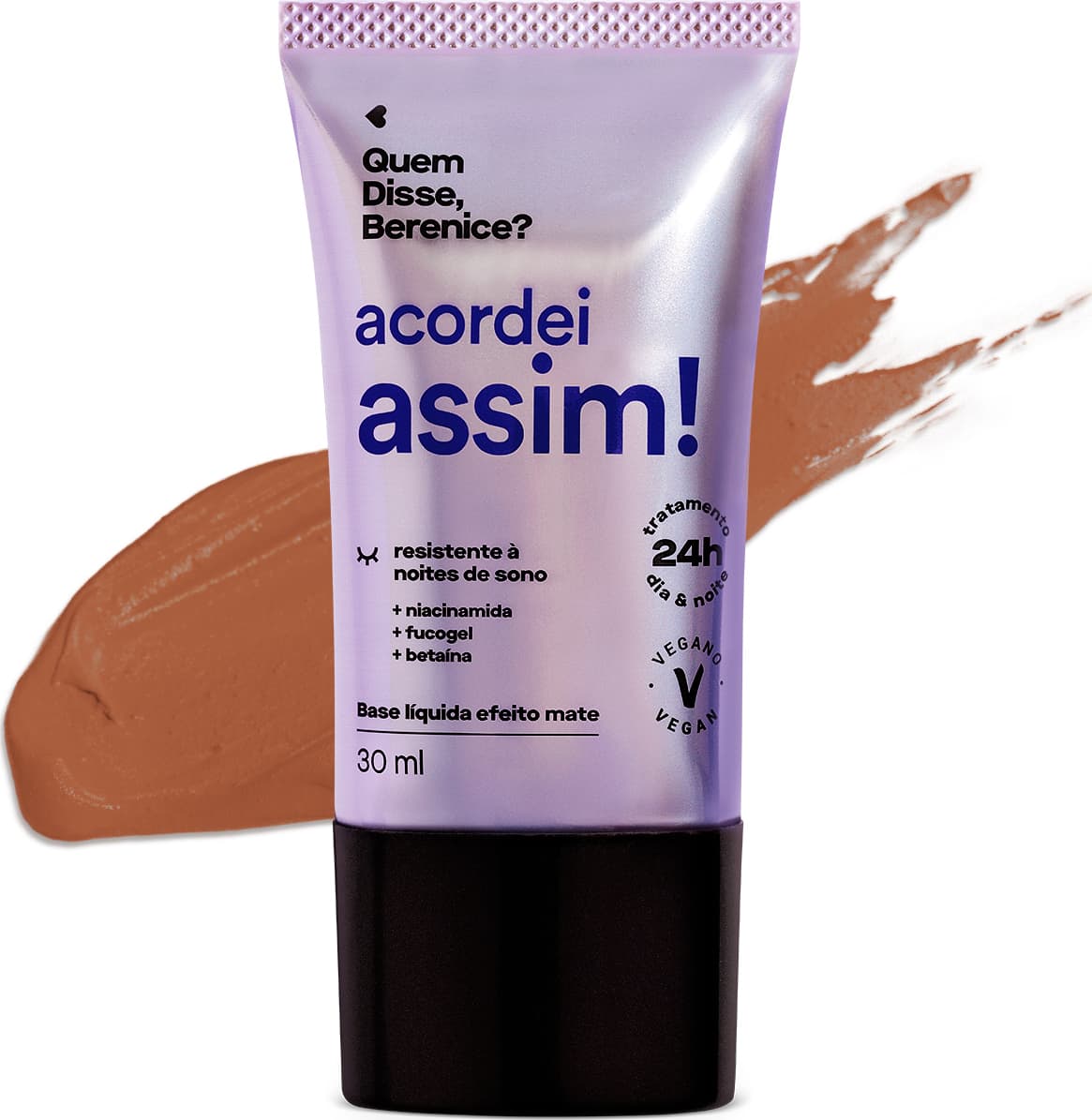 Base Líquida Acordei Assim Cor 12Q 30ml | Quem Disse, Berenice?