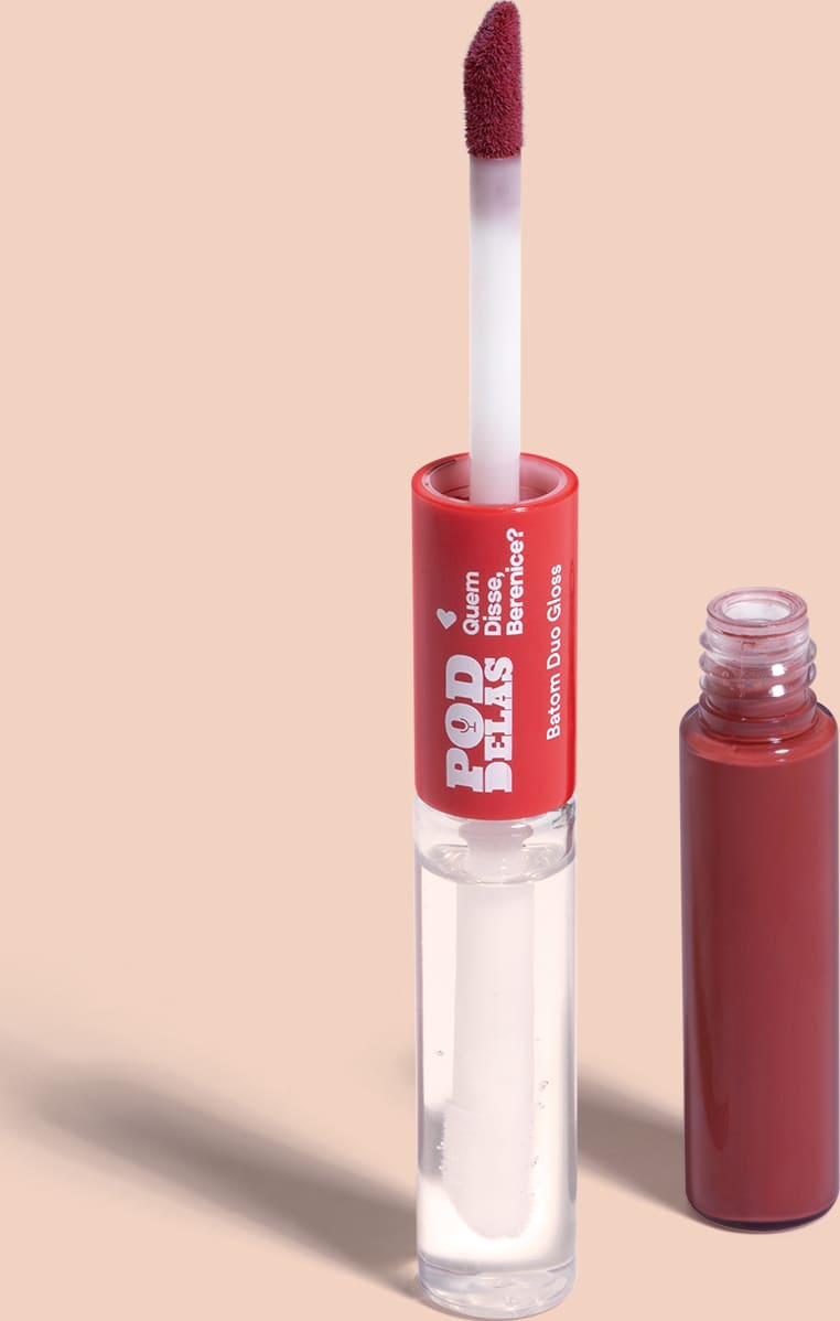 Batom Duo Gloss Vermelho Se Inscreve 8ml | Quem Disse, Berenice?