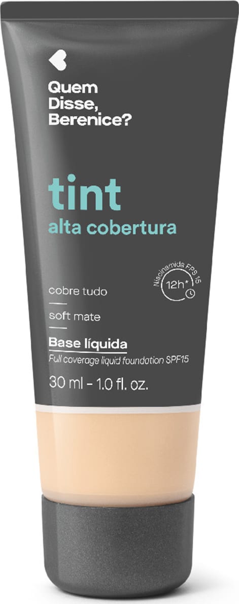 Base Líquida Tint Alta Cobertura Cor 110Q 30ml | Quem Disse, Berenice?