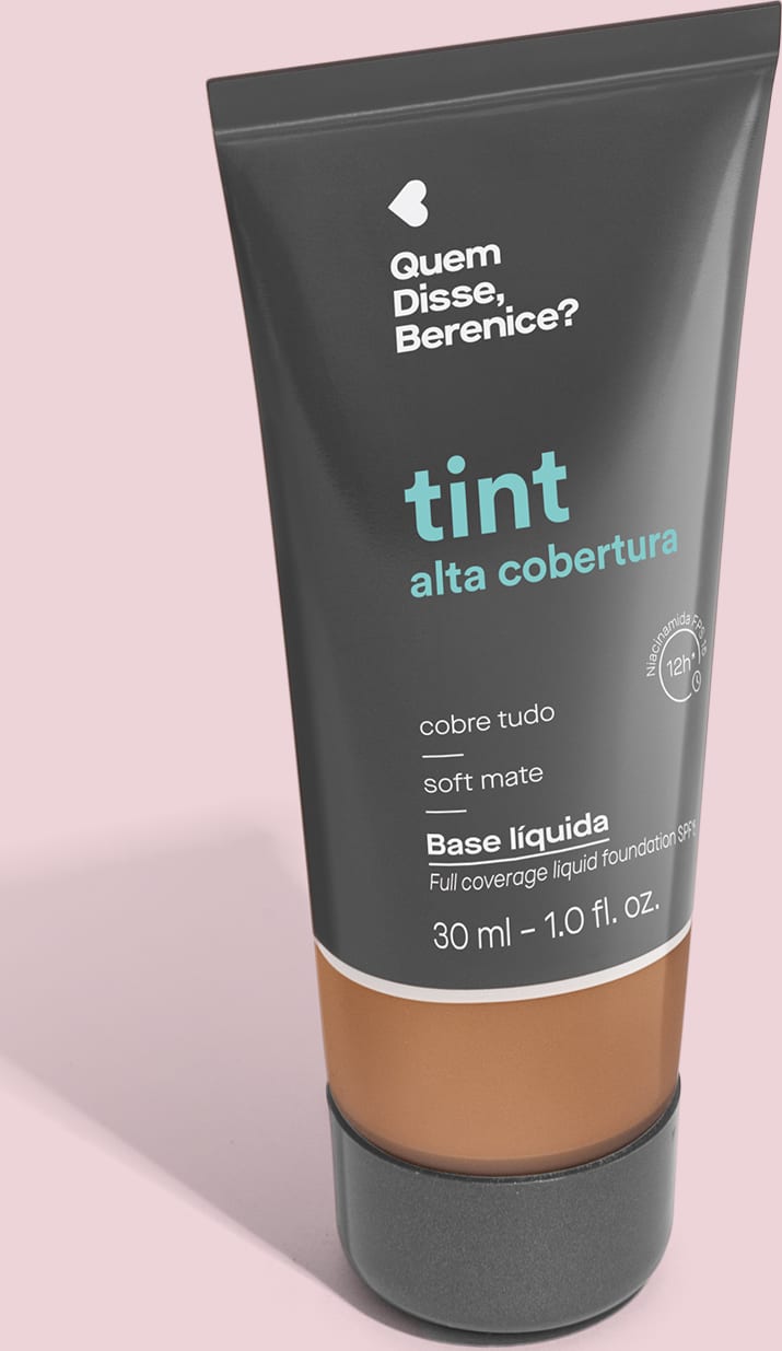 Base Líquida Quem Disse, Berenice? Tint Alta Cobertura Cor 240F 30ml | Beleza na Web