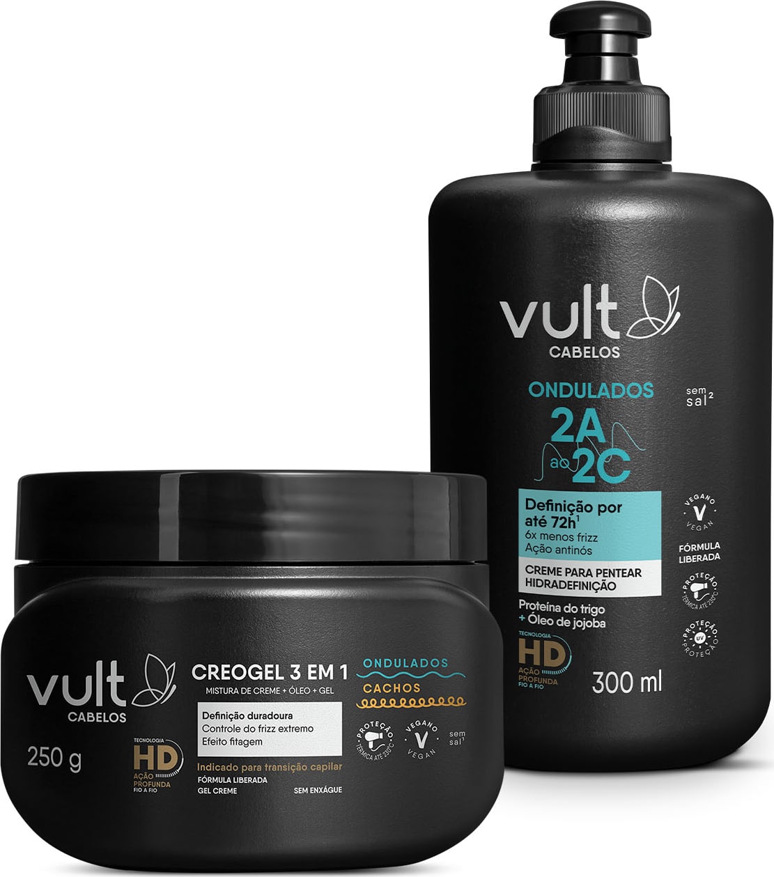 Kit Vult Cabelos Ondulados Cachos | Beleza na Web