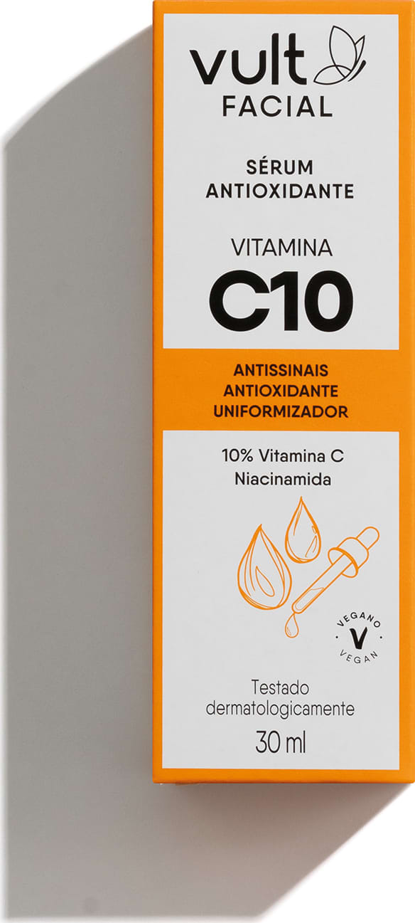 Sérum Facial Antioxidante Vitamina C 10% 30ml | Vult