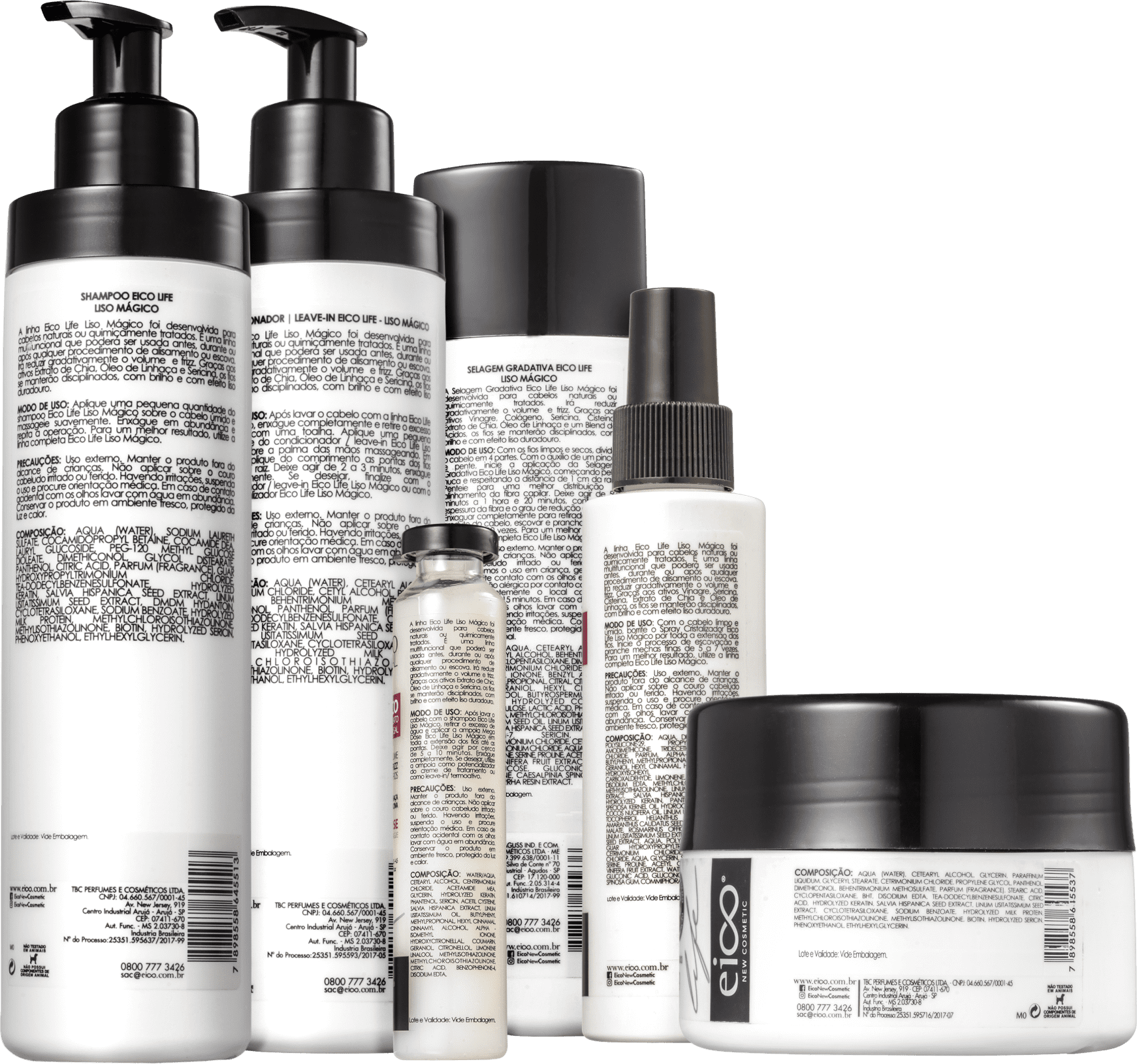 Kit Eico Life Liso Mágico Completo | Beleza na Web