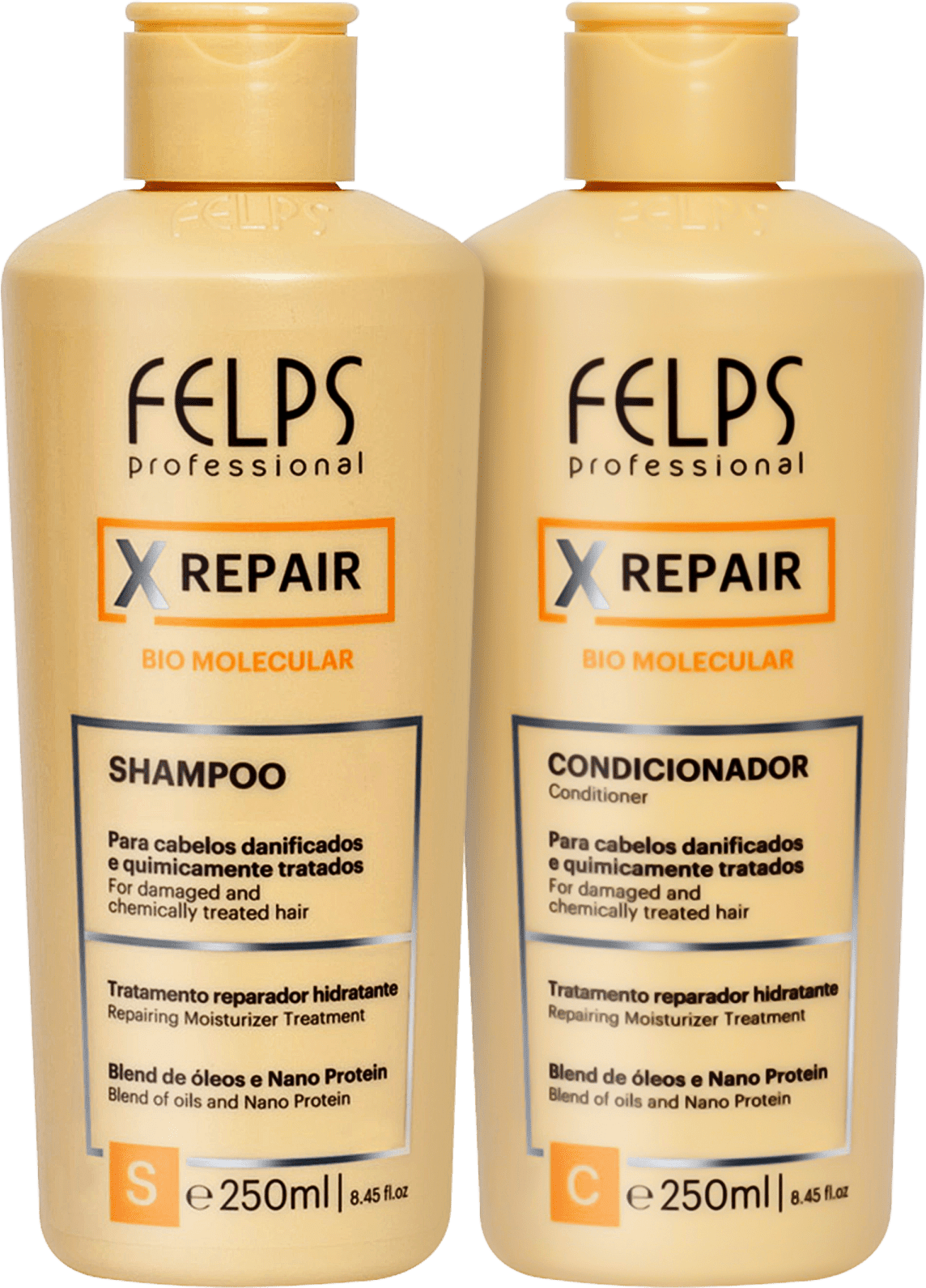 Kit Felps Professional XRepair Bio Molecular Duo | Beleza Na Web PRO Pro