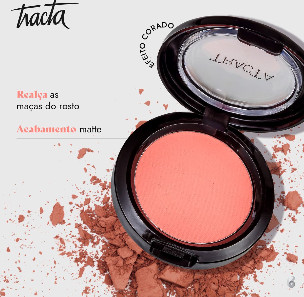 Blush Tracta Ultrafino em Pó | Beleza Na Web PRO