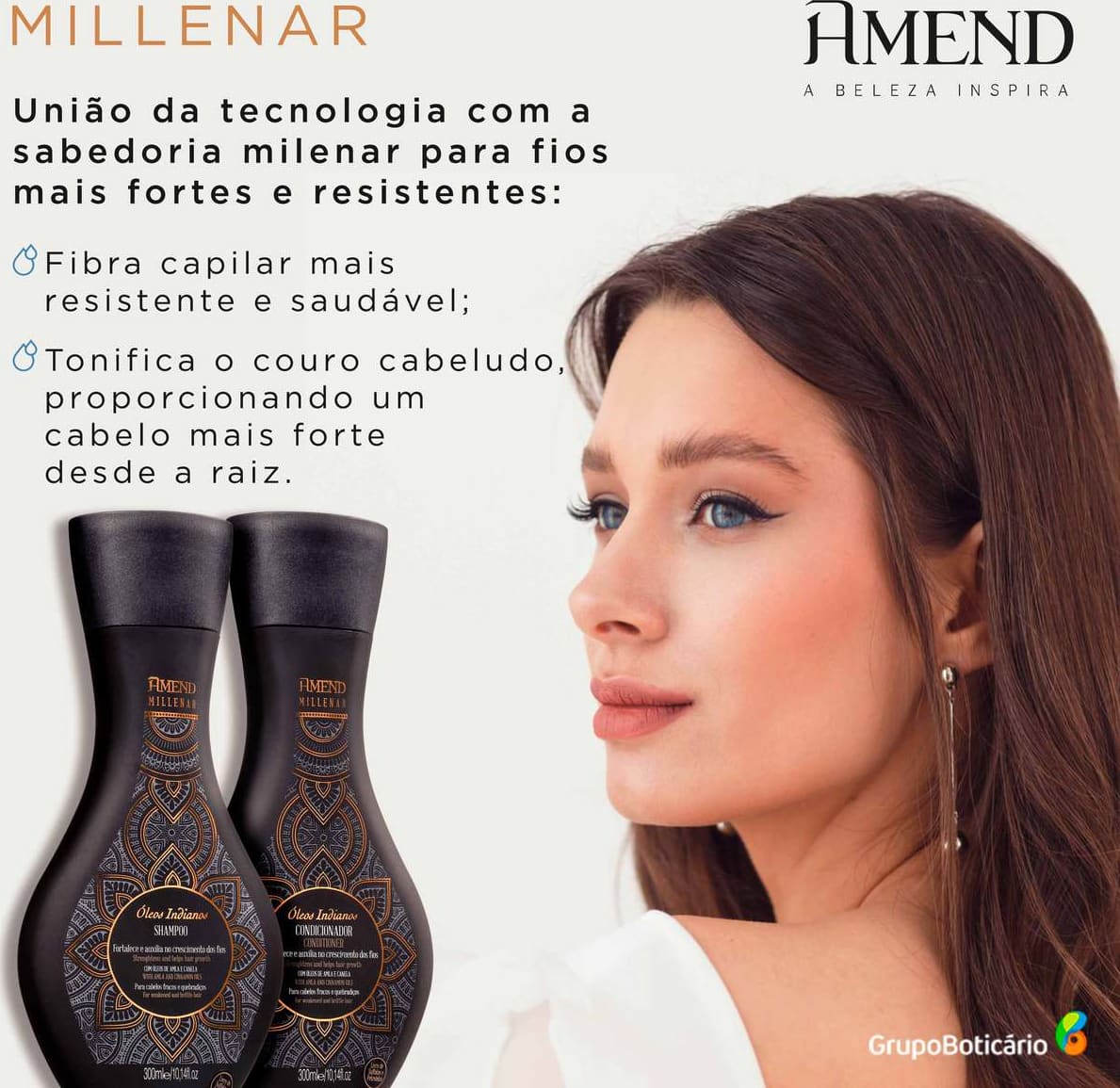 Kit Amend Millenar Óleos Indianos Duo | Beleza na Web