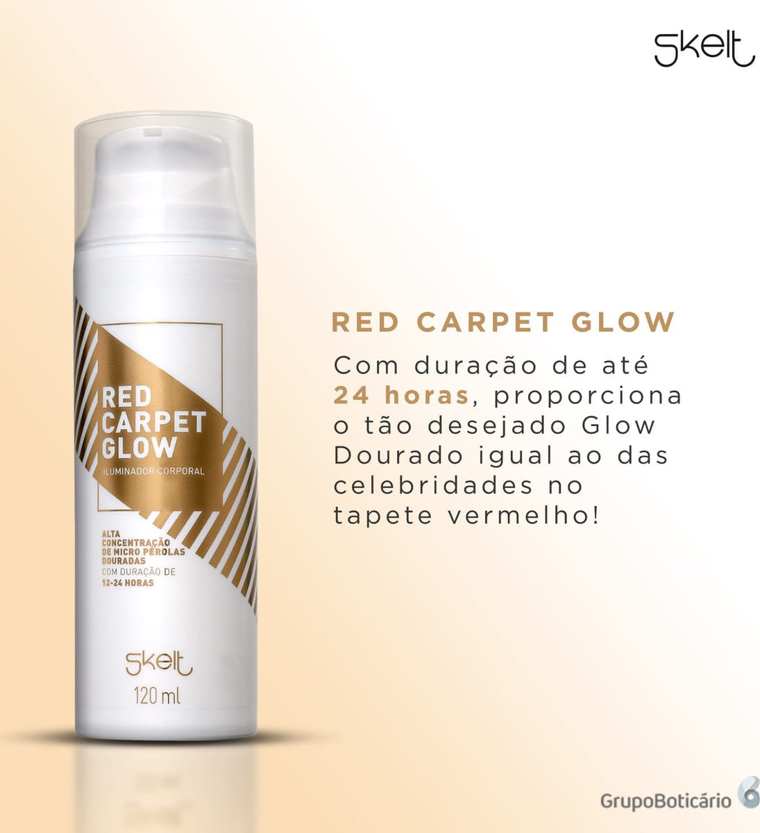 Iluminador Skelt Red Carpet Glow Corporal | Beleza na Web
