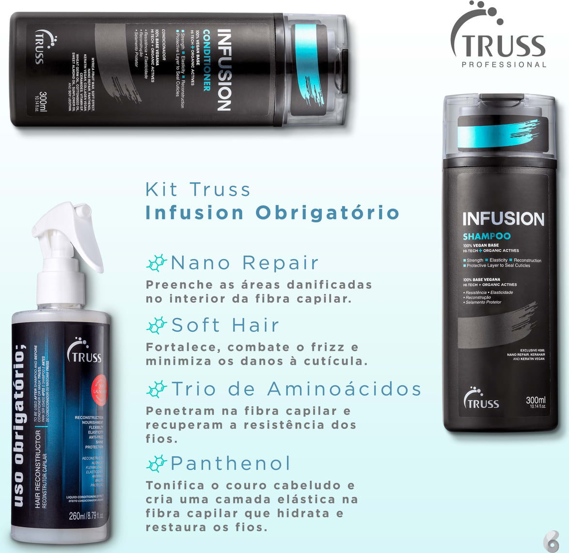 Kit Truss Infusion Obrigatório | Beleza na Web
