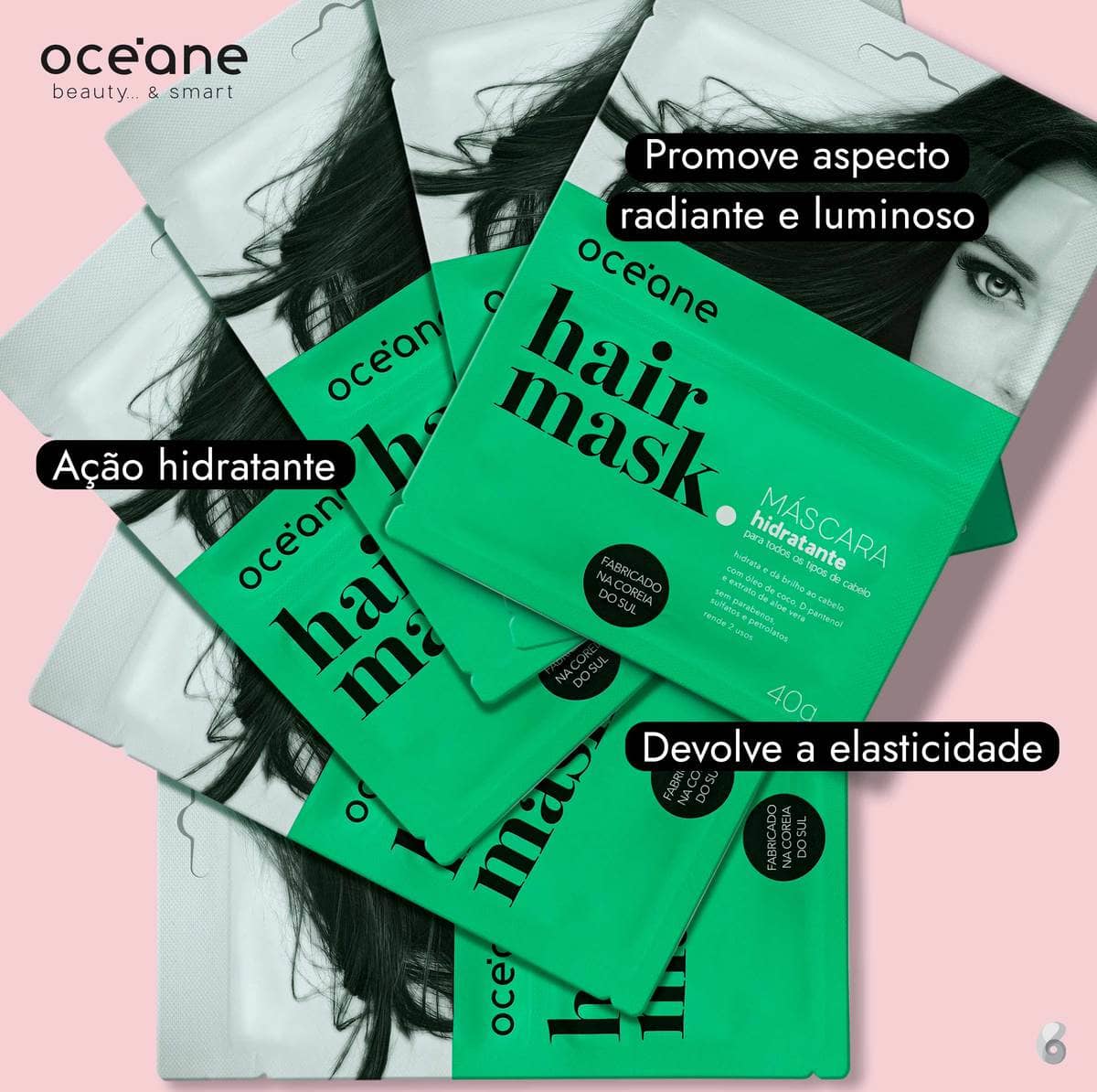 Máscara Hidratante Océane Hair Mask | Beleza Na Web PRO