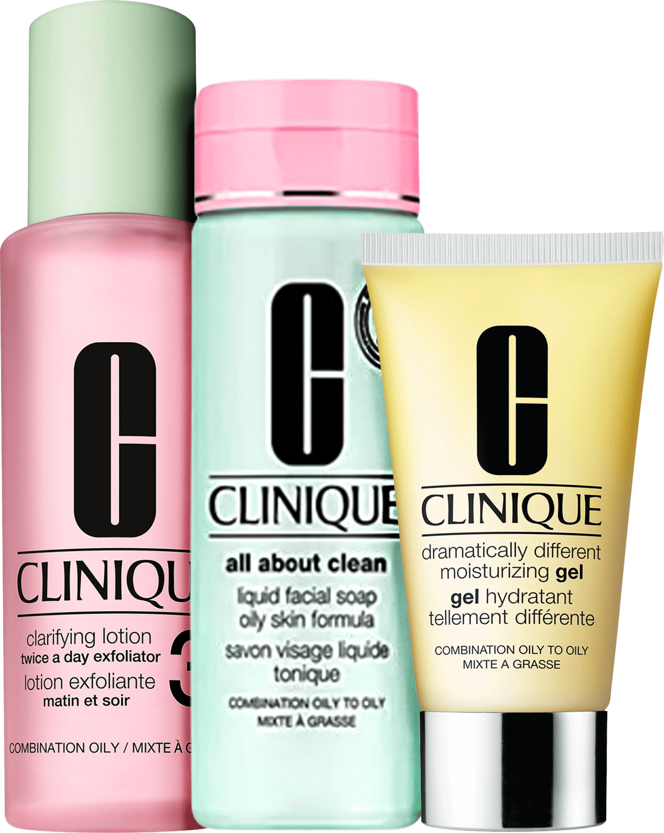Kit Clinique Sistema 3 Passos Oily Skin | Beleza Na Web PRO Pro