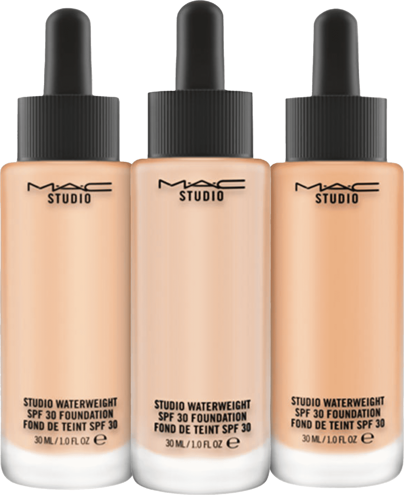 Kit M·A·C Studio Waterweight NW13+ NC25 + NC30 | Beleza na Web