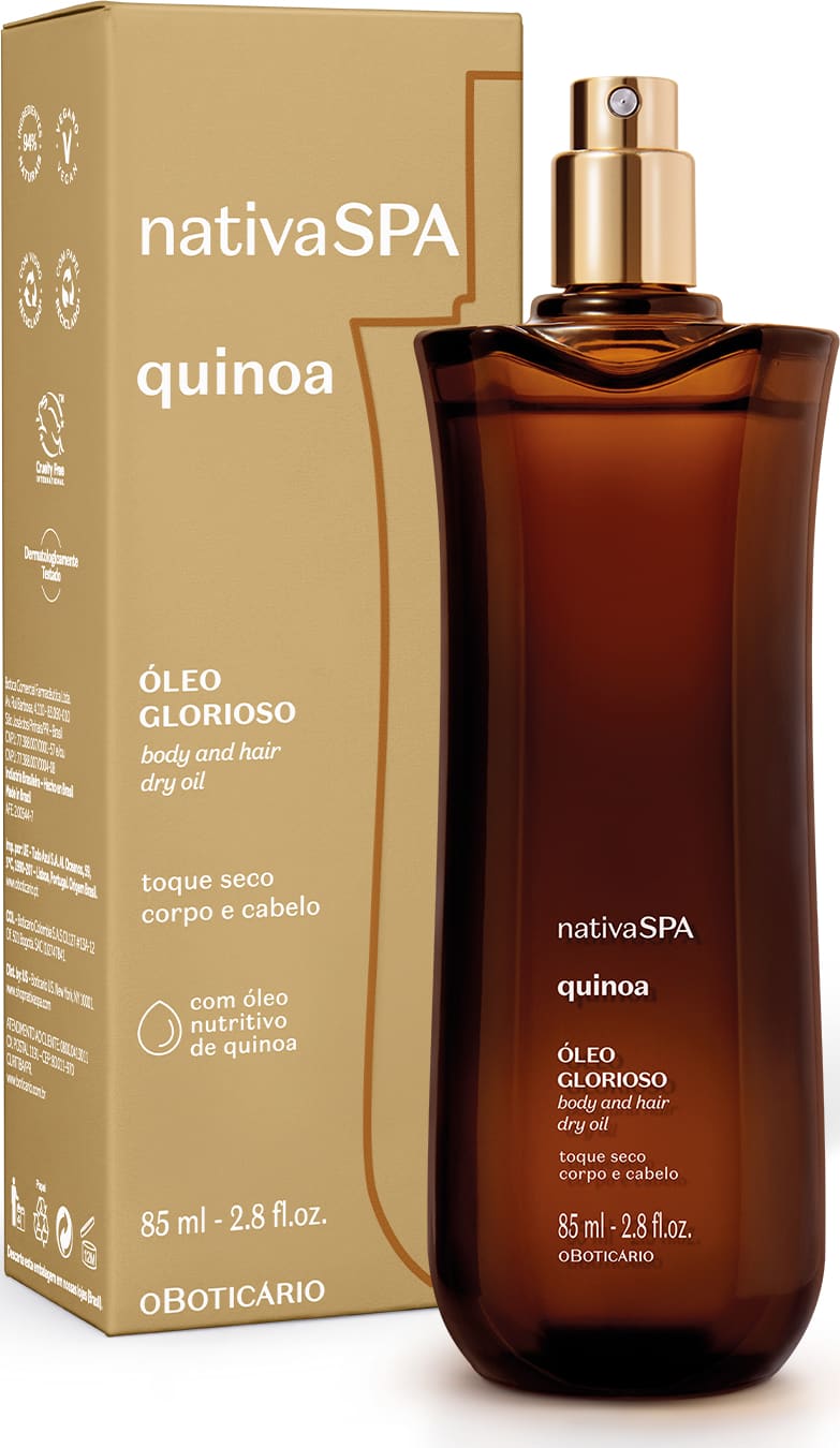 Óleo Multifuncional o Boticário Nativa SPA Glorioso Quinoa | Beleza na Web