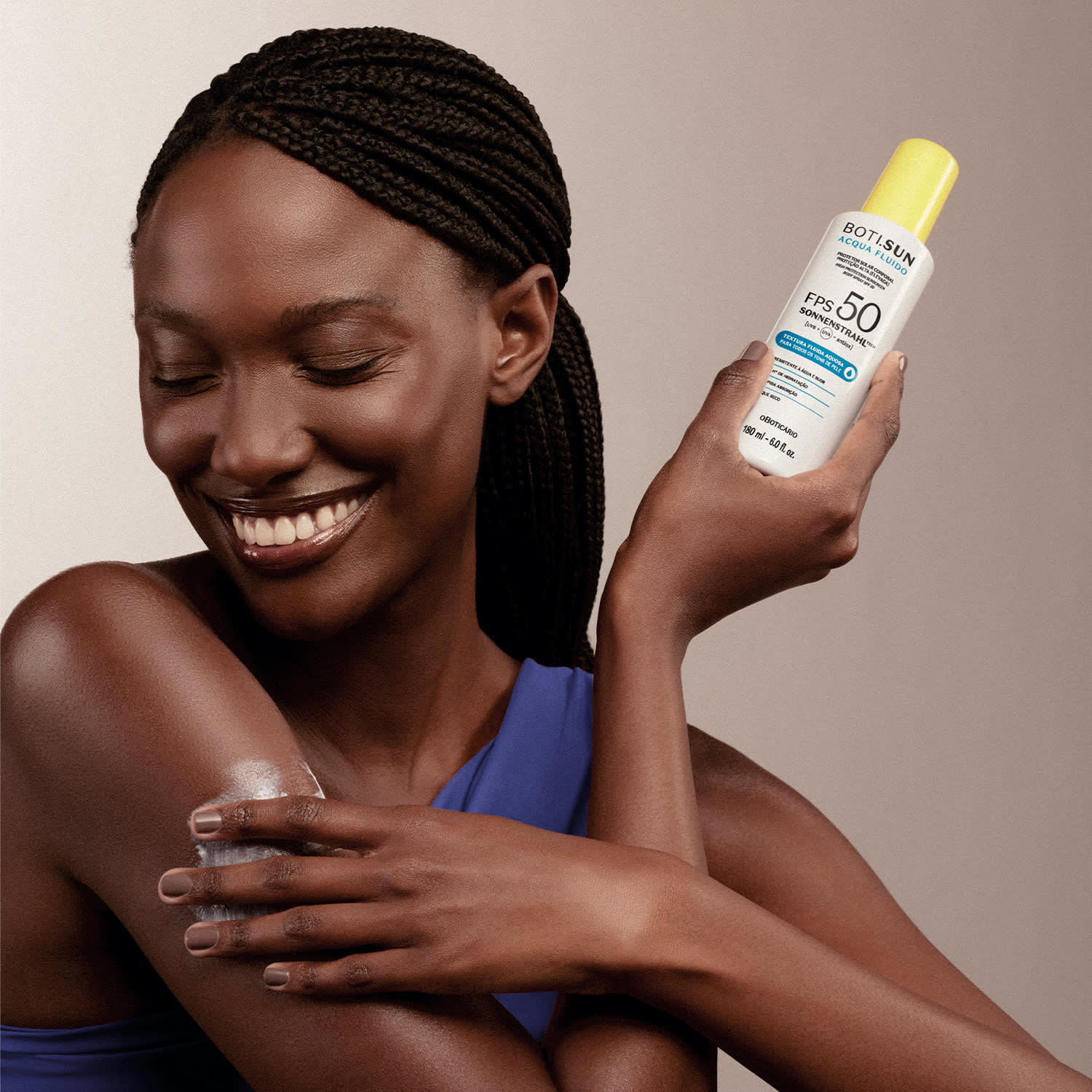 Combo Boti.Sun: Spray Protetor Solar FPS 50 180ml + Protetor Solar Facial FPS 70 40ml | O Boticário