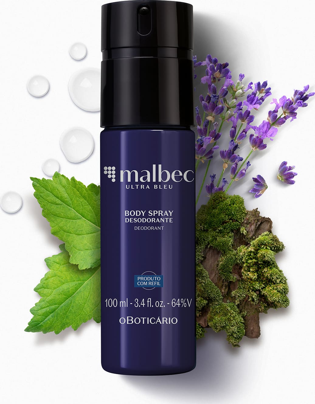 Body Spray Desodorante Malbec Ultra Bleu 100ml | O Boticário