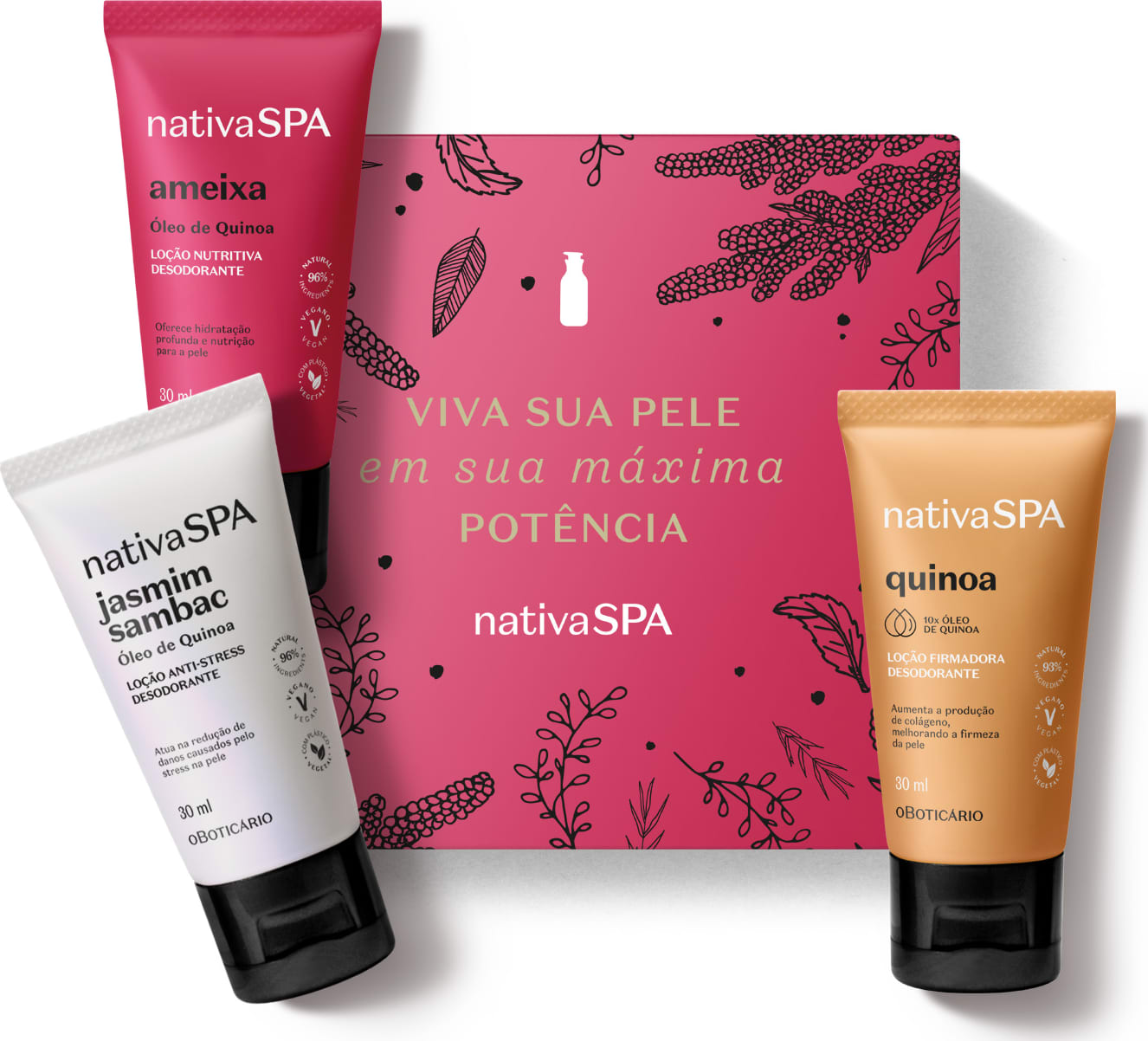 Kit Presente Nativa Spa (3 itens) | O Boticário