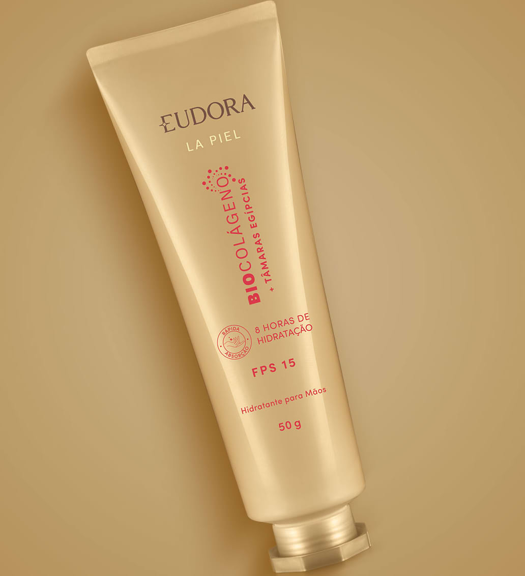 Creme Hidratante para Mãos FPS15 La Piel Tâmaras Egípcias 50g | Eudora Creme Hidratante para Mãos FPS15 La Piel Tâmaras Egípcias 50g | Eudora