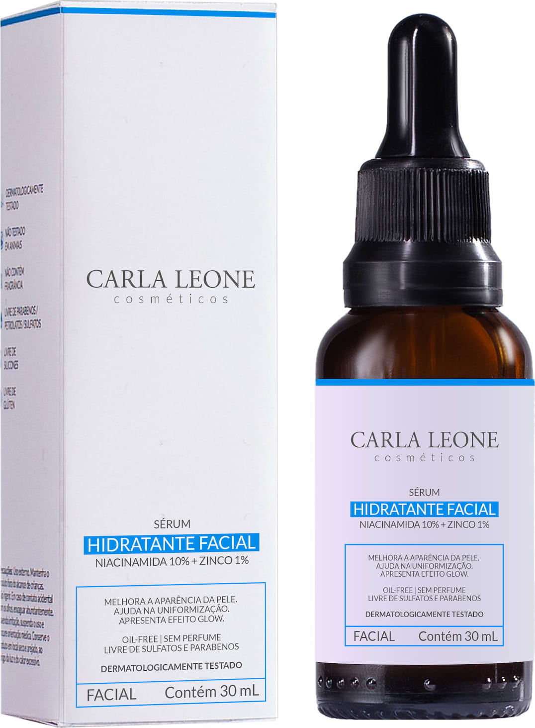 Sérum Hidratante Facial Carla Leone | Beleza na Web