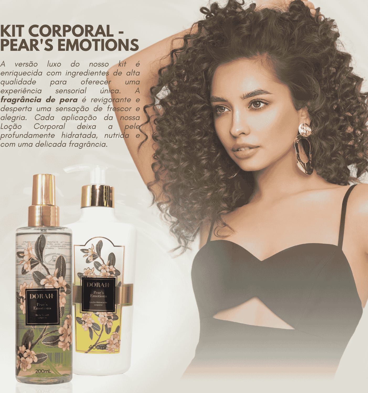 Kit Corporal - Pear's Emotions (Body Splash + Loção Corporal) - Dorah ...