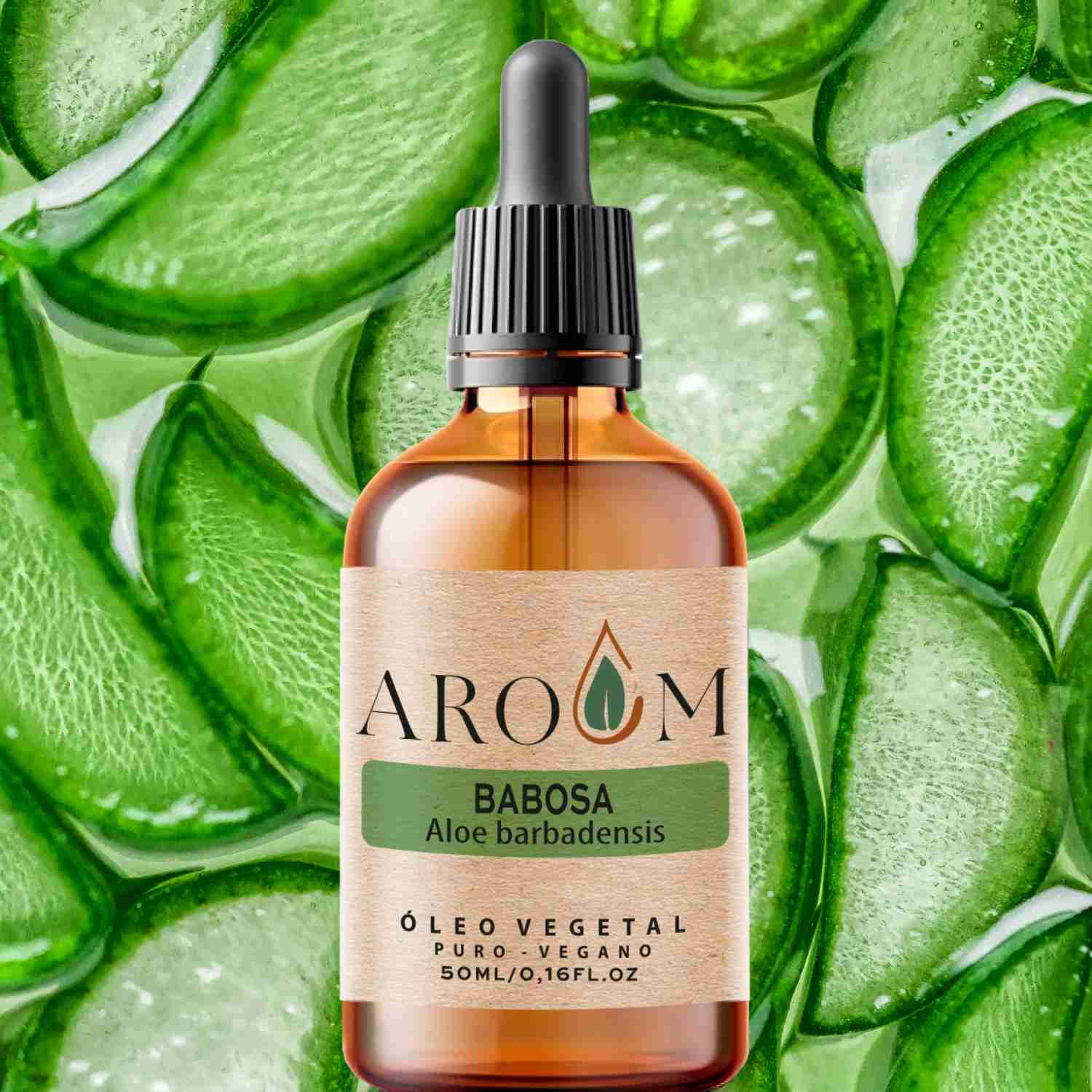 Óleo Vegetal Babosa Aroom - 50ML
