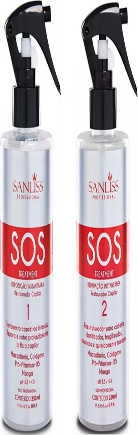 Sanliss Kit SOS Treatment Passo 1 e 2