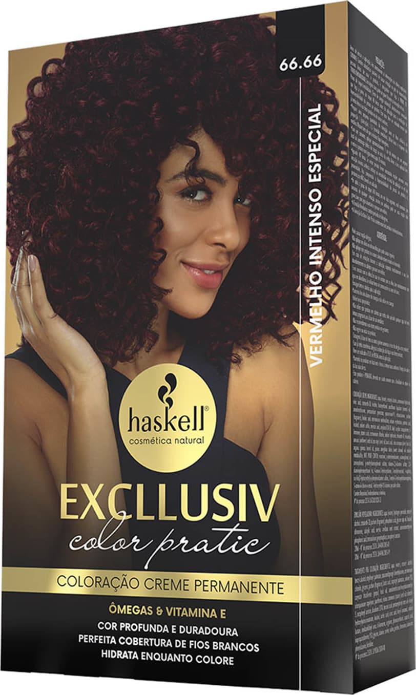 Excllusiv Color Pratic - Kit Coloração 66.66 Vermelho Intenso Especial