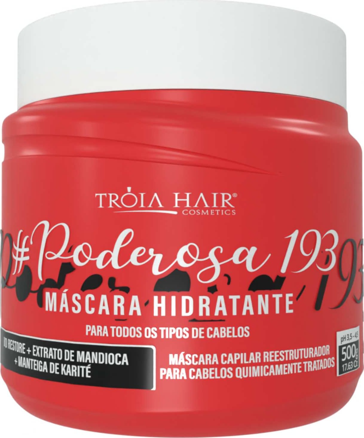 Kit Tróia Hair Cosmetics Poderosa 193 Home Care | Beleza na Web