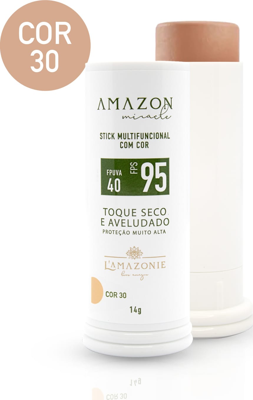 Bastão Multifuncional com Cor L'amazonie Amazon Miracle FPS 95 Cor 30 | Beleza na Web