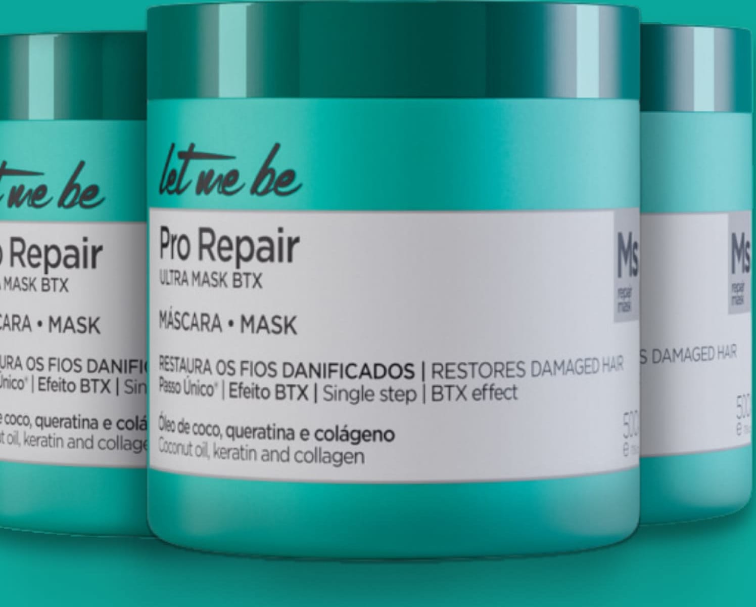 Let Me Be Pro Repair Ultra Mask Realinhamento Capilar 500g